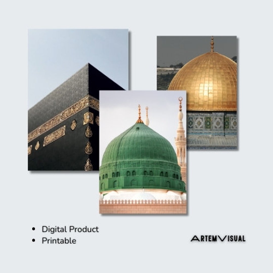Sacred Triad: Downloadable Images of Islam's Three Holiest Mosques ...