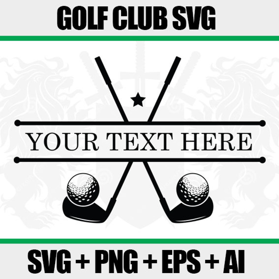 Golf Club Svg, Golf Svg,golf Name Frame Svg, Golf Ball Svg, Golf ...