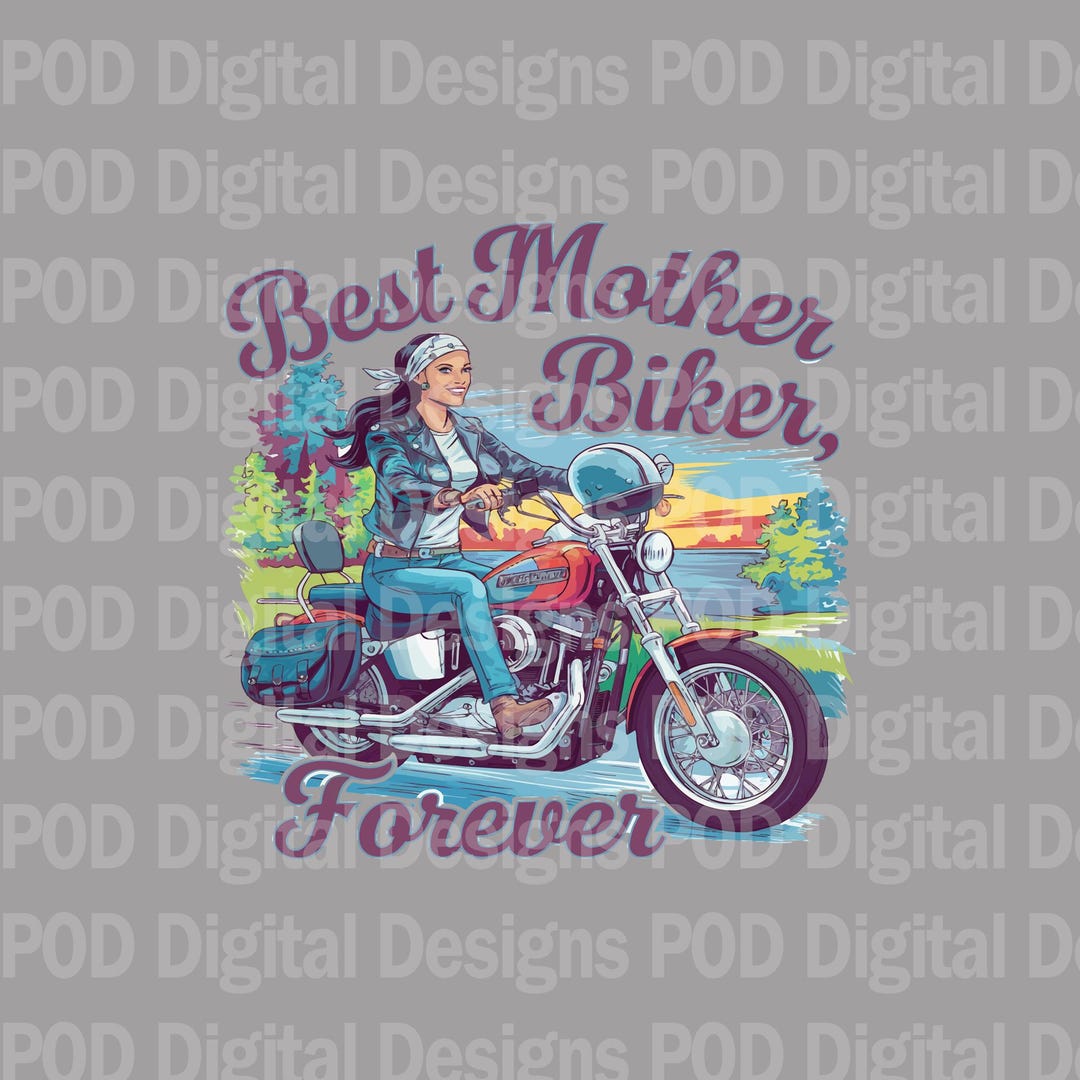 Motorcycle Mom PNG: Biker Mother's Day Design (sublimation File) - Etsy