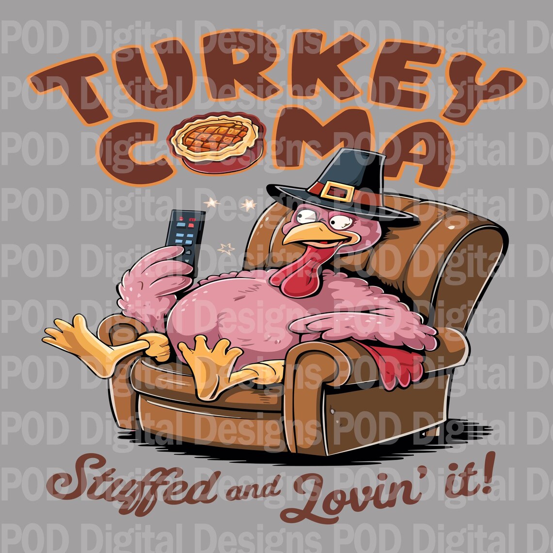 Transparent Png Purkey Coma Digital Download, Image for Sublimation ...