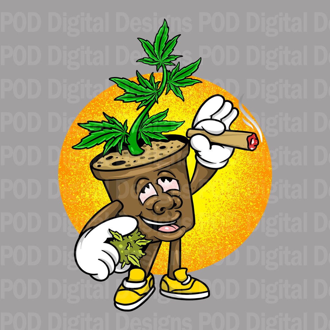 Transparent PNG Pot Head, Cannabis, 420, Weed Digital Image, DTF ...
