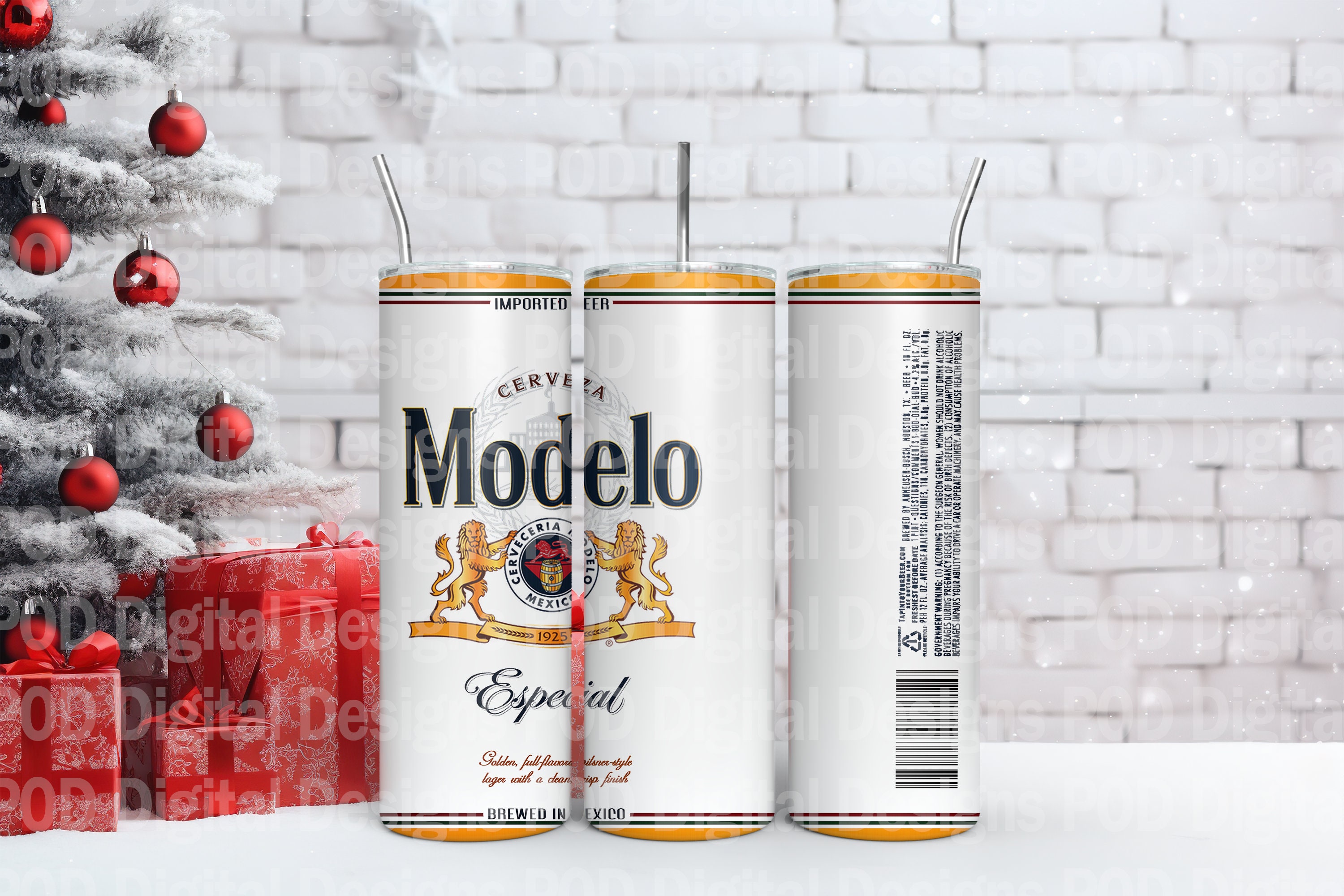 20 OZ Skinny Straight Digital Download Modelo Sublimation Tumbler Wrap ...