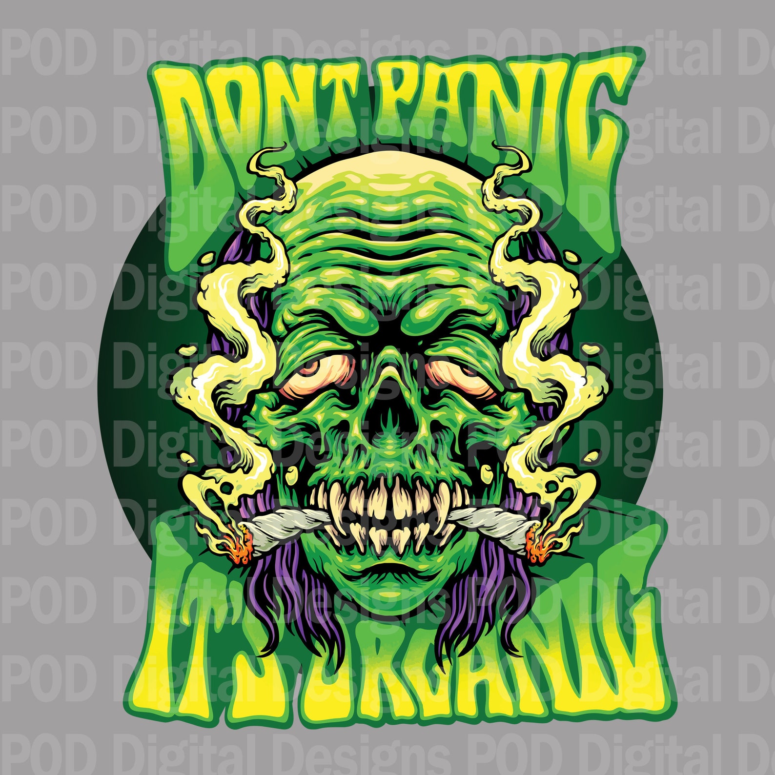 Transparent Png It's Organic, Cannabis, Weed | Sublimation | DTF | DTG ...