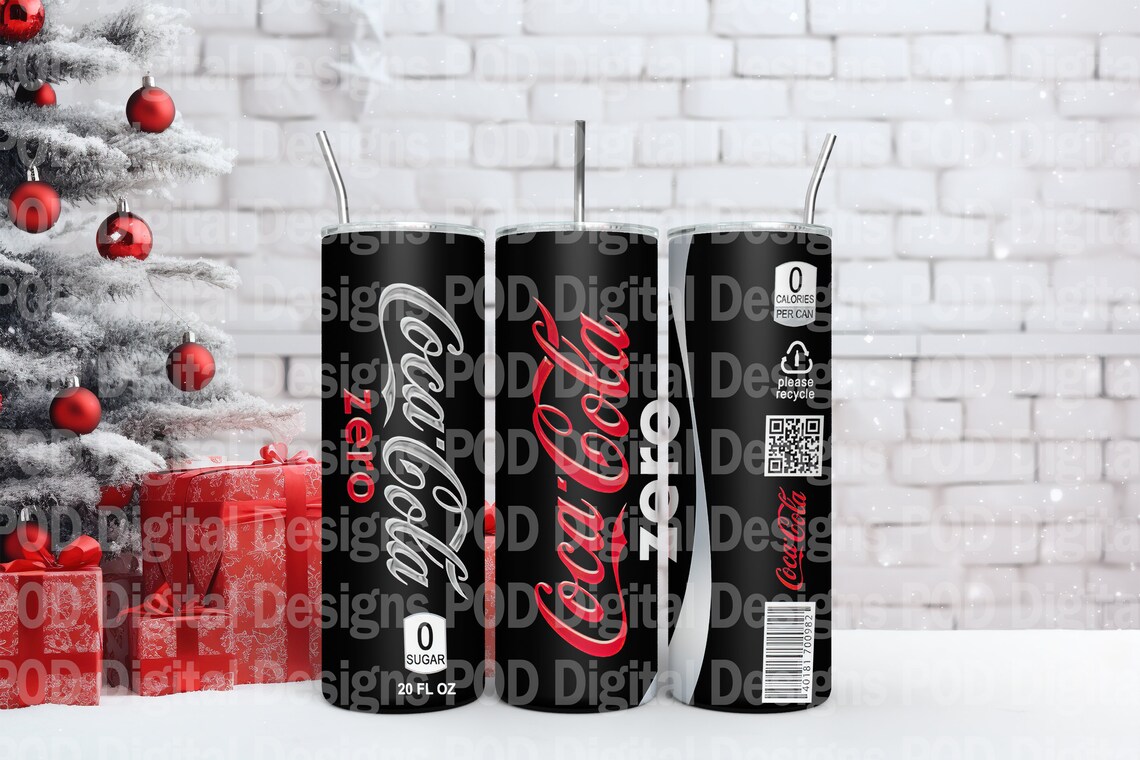 20 OZ Skinny Straight Digital Download Diet Coke Sublimation - Etsy