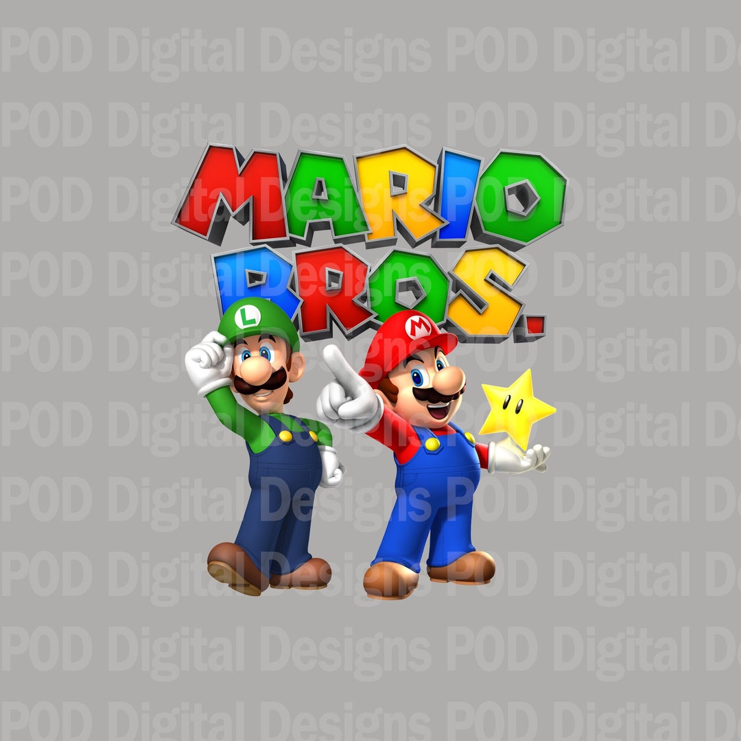 Transparent Png Bros | Sublimation | DTF | DTG - Etsy