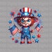 Transparent Png Patriotic Chucky Digital Image | Sublimation | DTF ...
