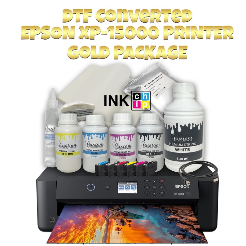 Converted Epson XP-15000 DTF Printer Bundle: T-shirt Printing Kit - Etsy