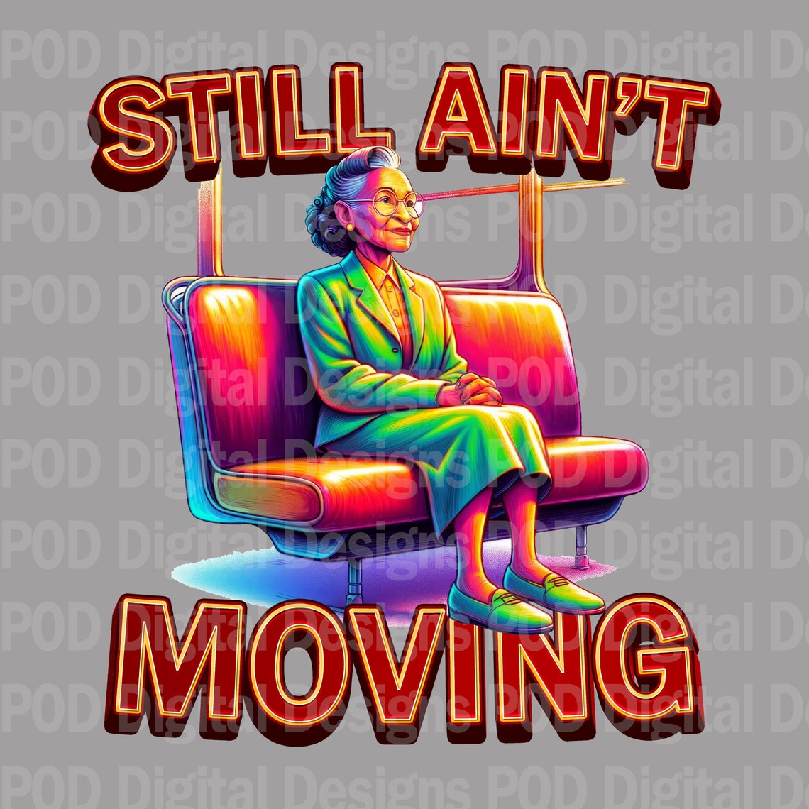 Transparent Png Still Ain't Moving, DTF Print, Sublimation, POD - Etsy