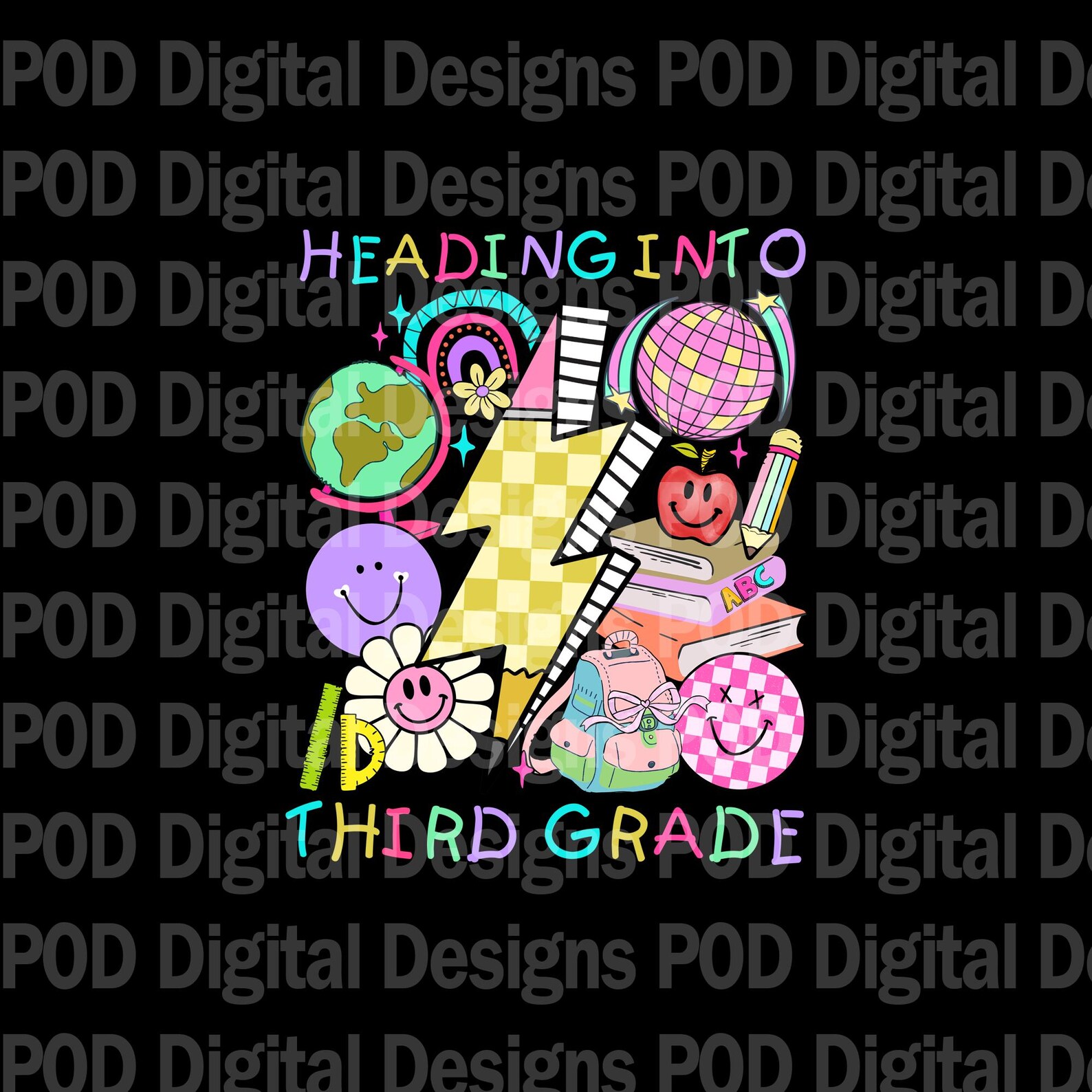 Transparent PNG Heading Into Third Grade, Back to School, Student ...