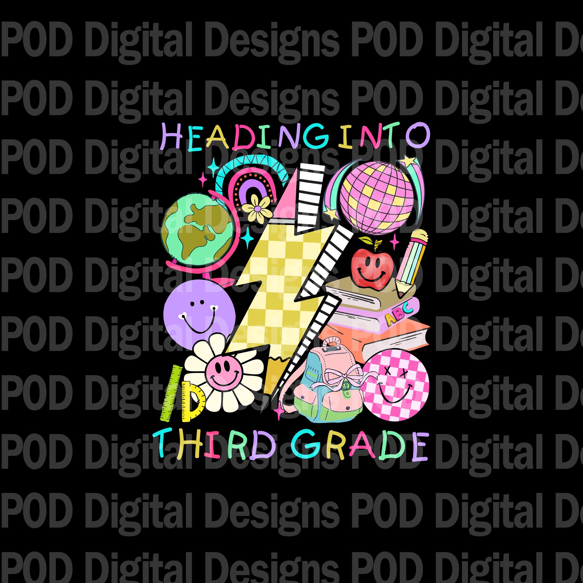 Transparent PNG Heading Into Third Grade, Back to School, Student ...