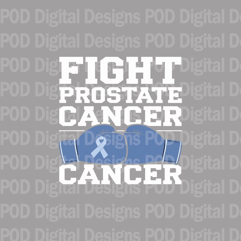 Fight Prostate Cancer Awareness PNG: Sublimation Design (digital ...