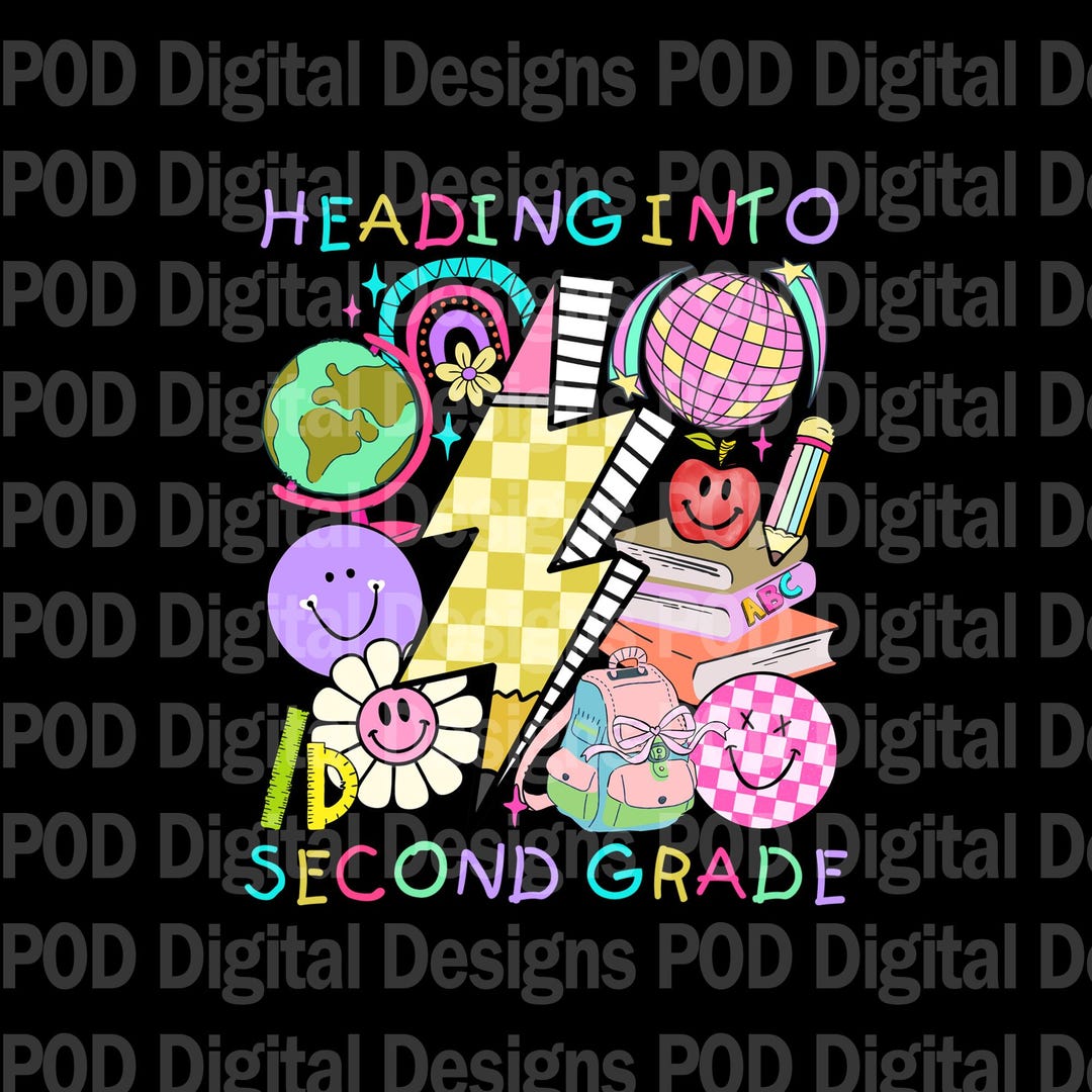 Transparent PNG Heading Into Second Grade, Back to School, Student ...