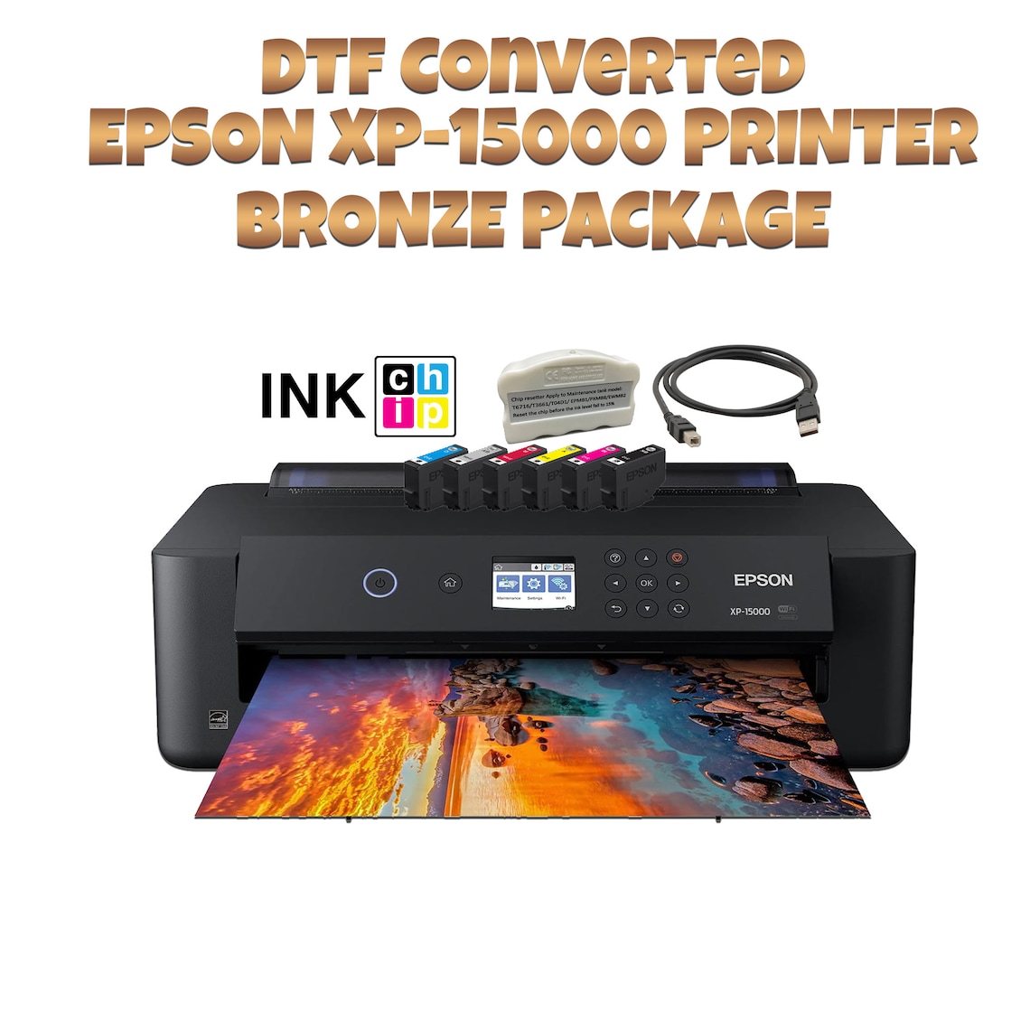 DTF Epson XP-15000 Printer Bundle: Custom T-shirt Printing Kit - Etsy