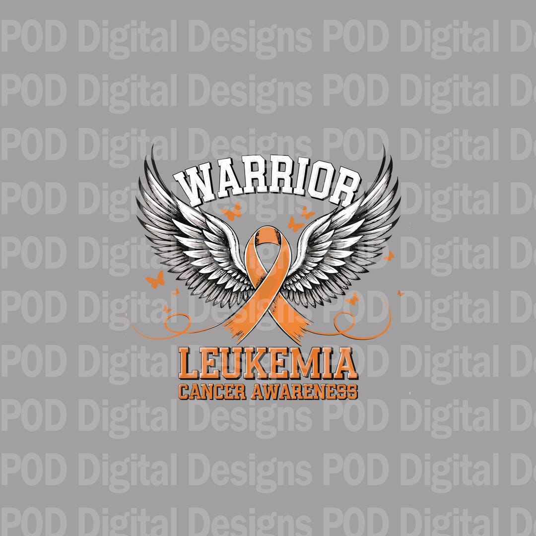Transparent Png Warrior Leukemia Cancer Awareness| Sublimation | DTF ...