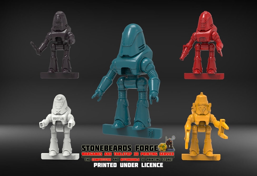 Protectron Set | 4K HD Resin Print | 28mm Miniature | Wargaming ...