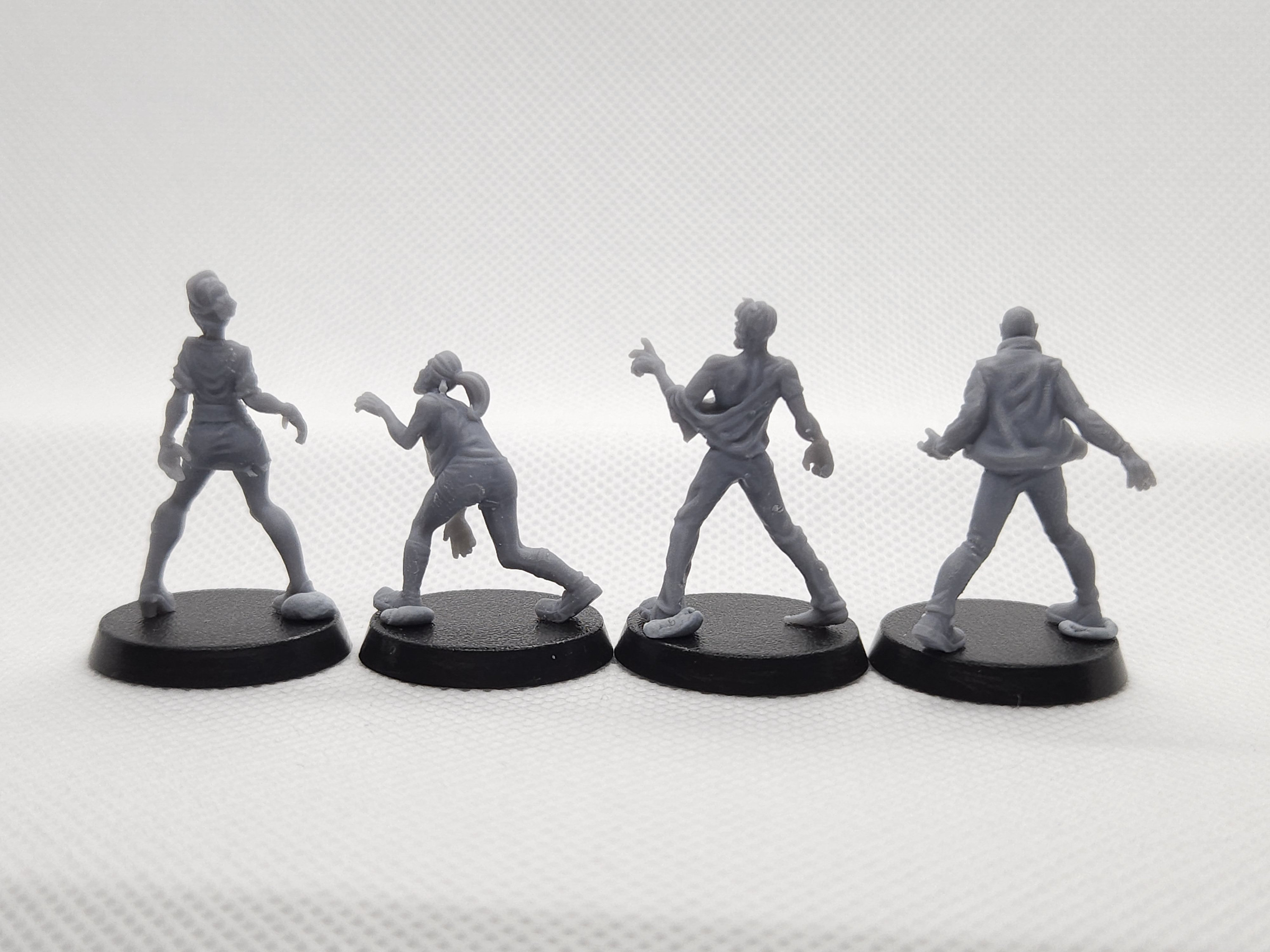 Zombie Horde 4 Miniatures | 4K HD Resin Print | Vaultz | Wargaming ...
