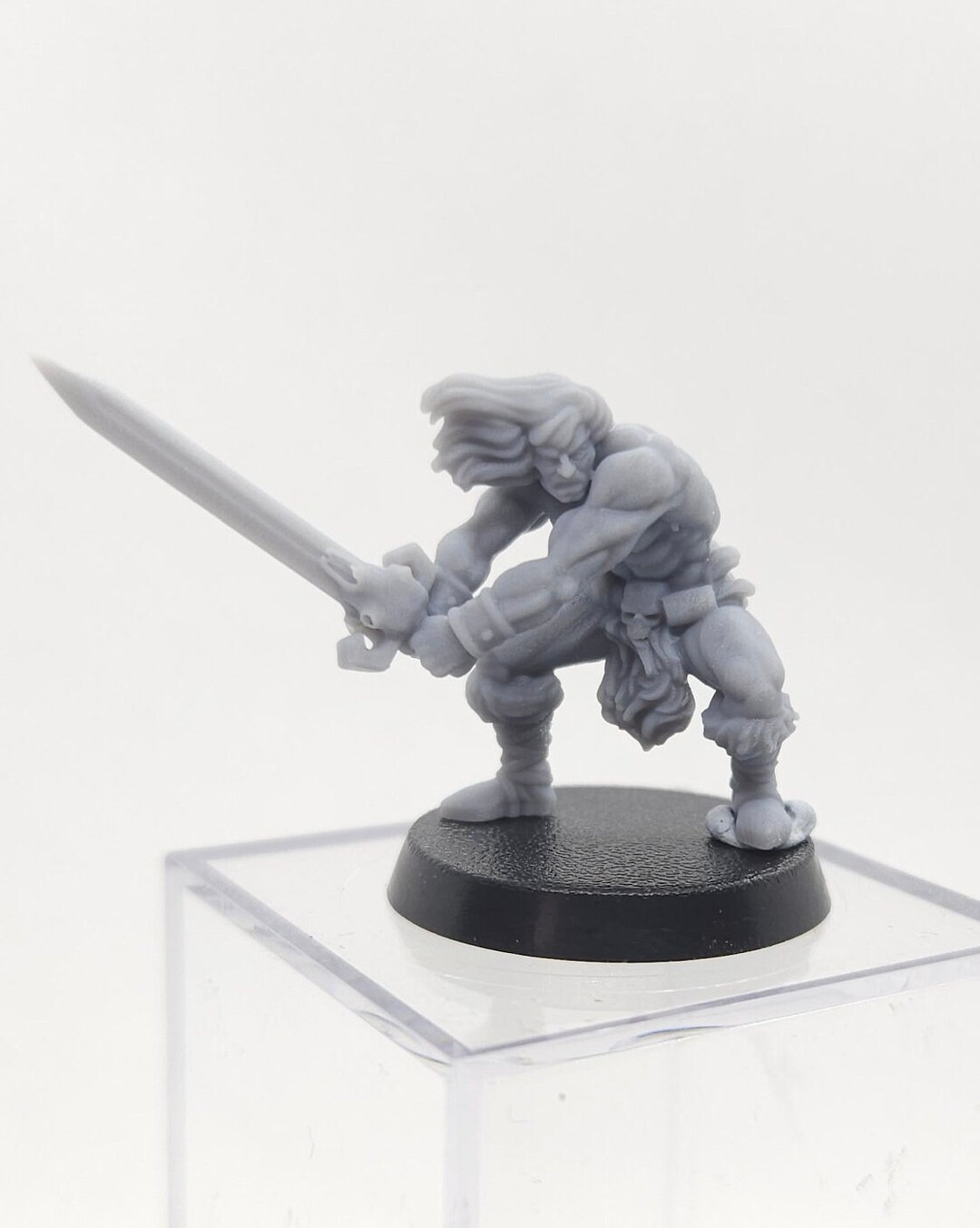Heroquest Barbarian | 4K HD Resin Print | 28mm Miniature | Wargaming ...