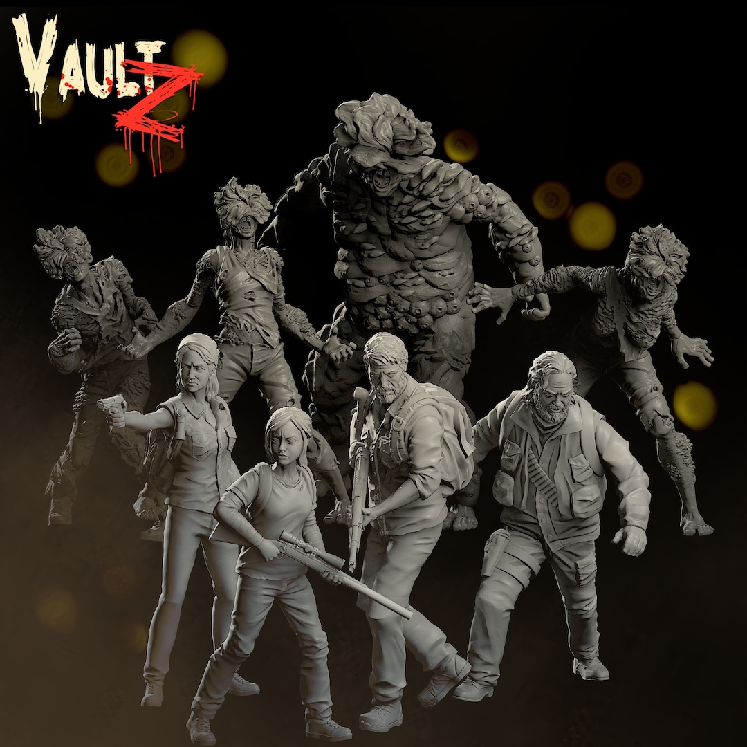 The Last of Us Full Set 32mm Scale | 4K HD Resin Print | Vaultz ...