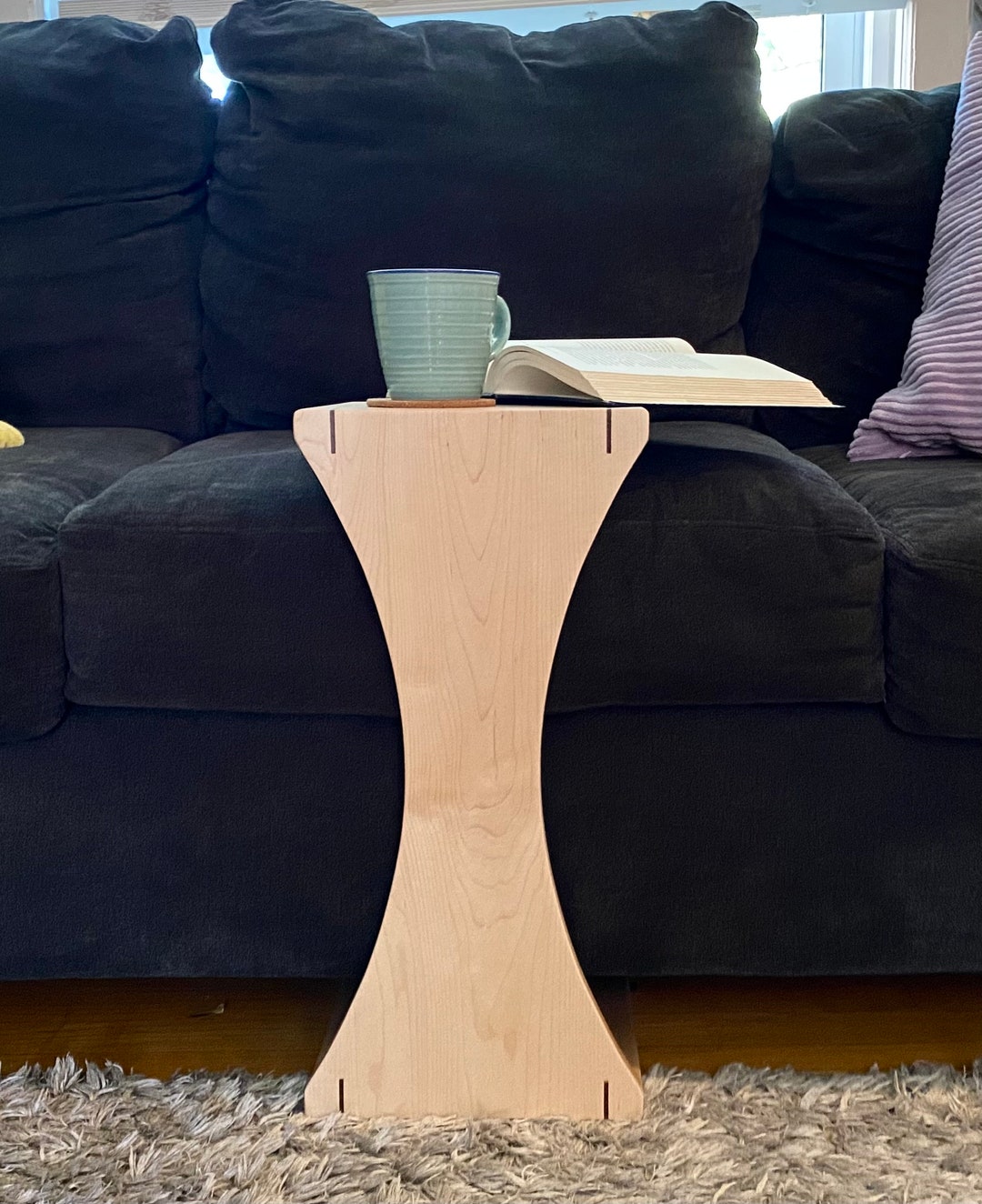 Custom Handmade C Table | Sofa Table | Sofa Tray | Coffee Table - Etsy