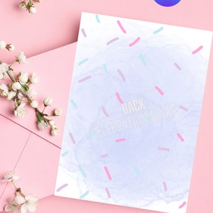 Candy Themed Birthday Party Invitation in Pastel Colors Two Sweet ...