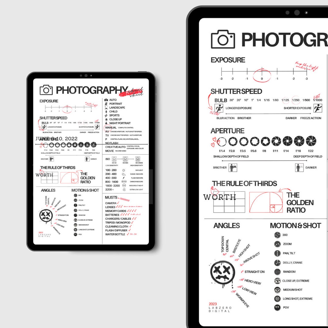 Photography Cheat Sheet Photography Cheat Sheet Printable Poster ...