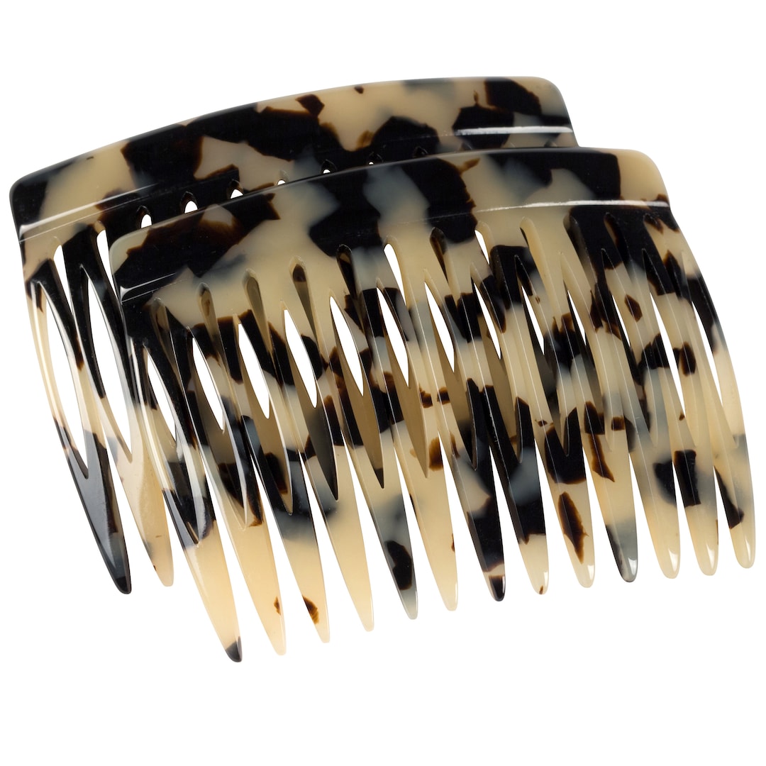 Charles J. Wahba Side Comb paired 13 Teeth handmade in France - Etsy