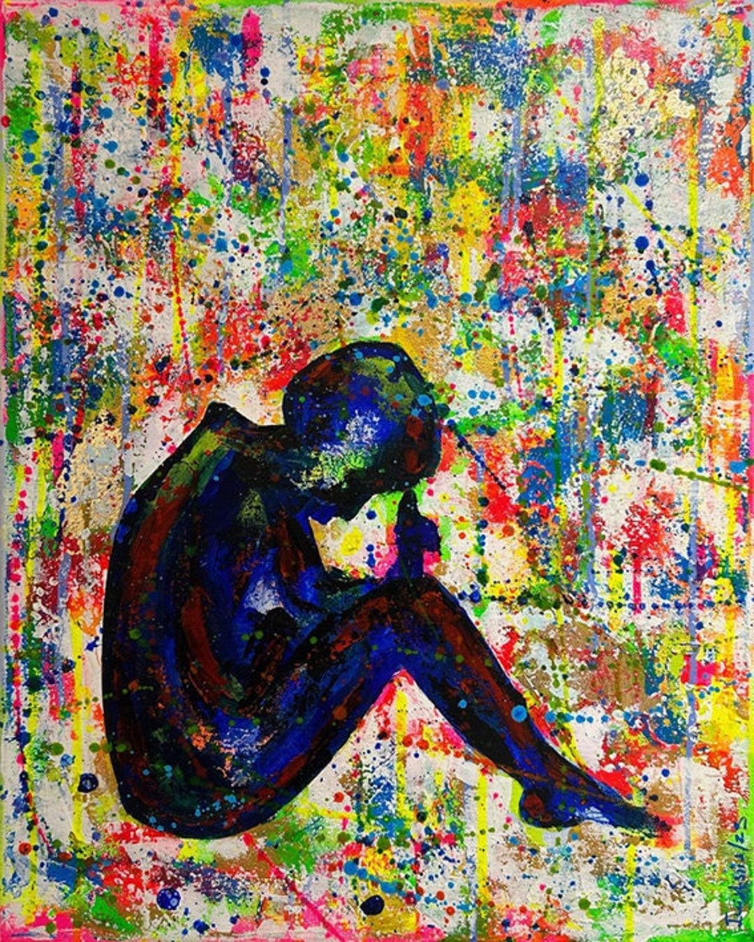 Original Painting. Acrylic on Canvas 50x40 Cm - Etsy