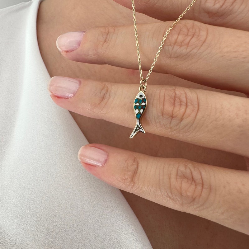 Fish Necklace - Etsy