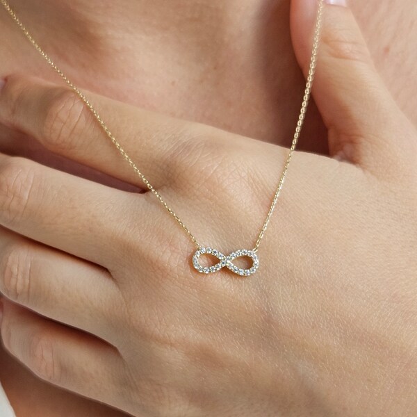 Infinity Necklace - Etsy