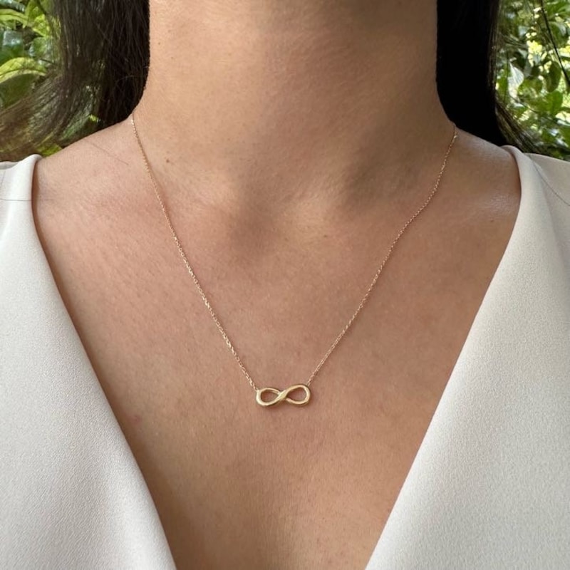 Infinity Necklace - Etsy
