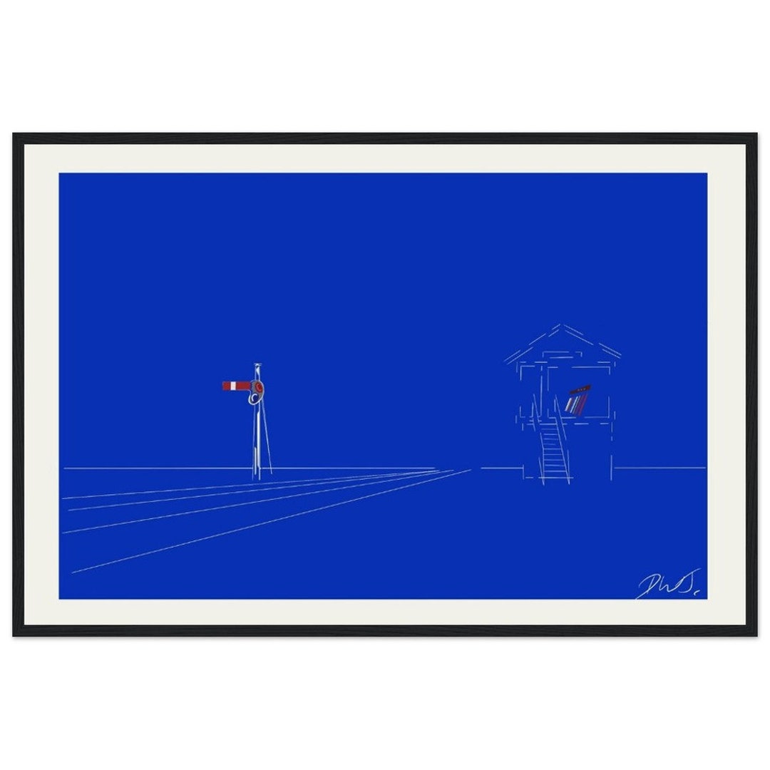 Signal Box Contemporary Railway Art Framed on Premium Matte Paper - Etsy