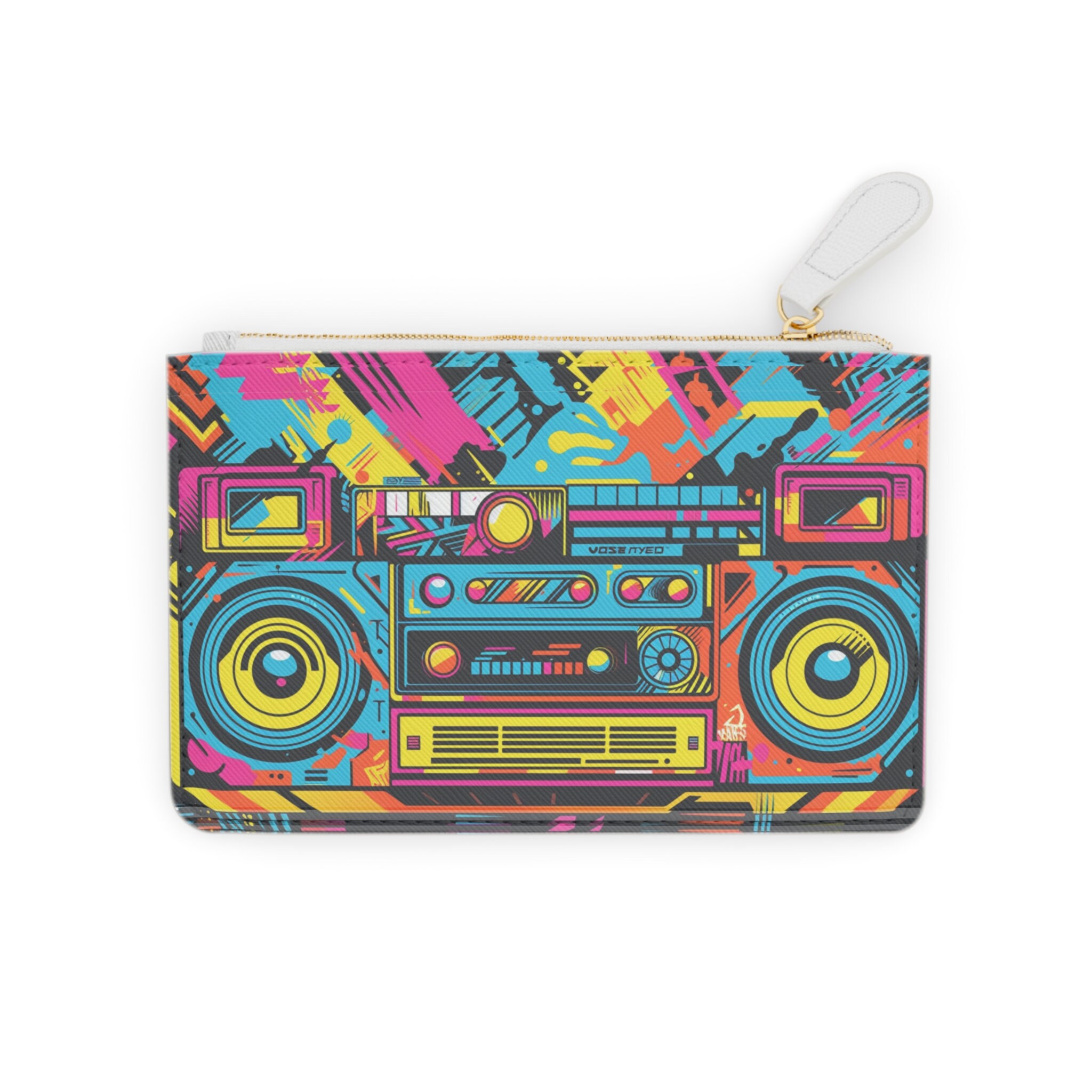 Mini Clutch Bag 90's Themed Boombox Back to School - Etsy