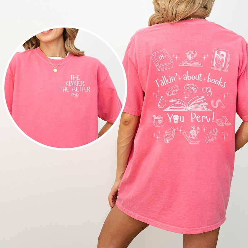 Kinky Dark Romance Shirt, NSFW Shirt for the Bookworm, Sex Positive ...