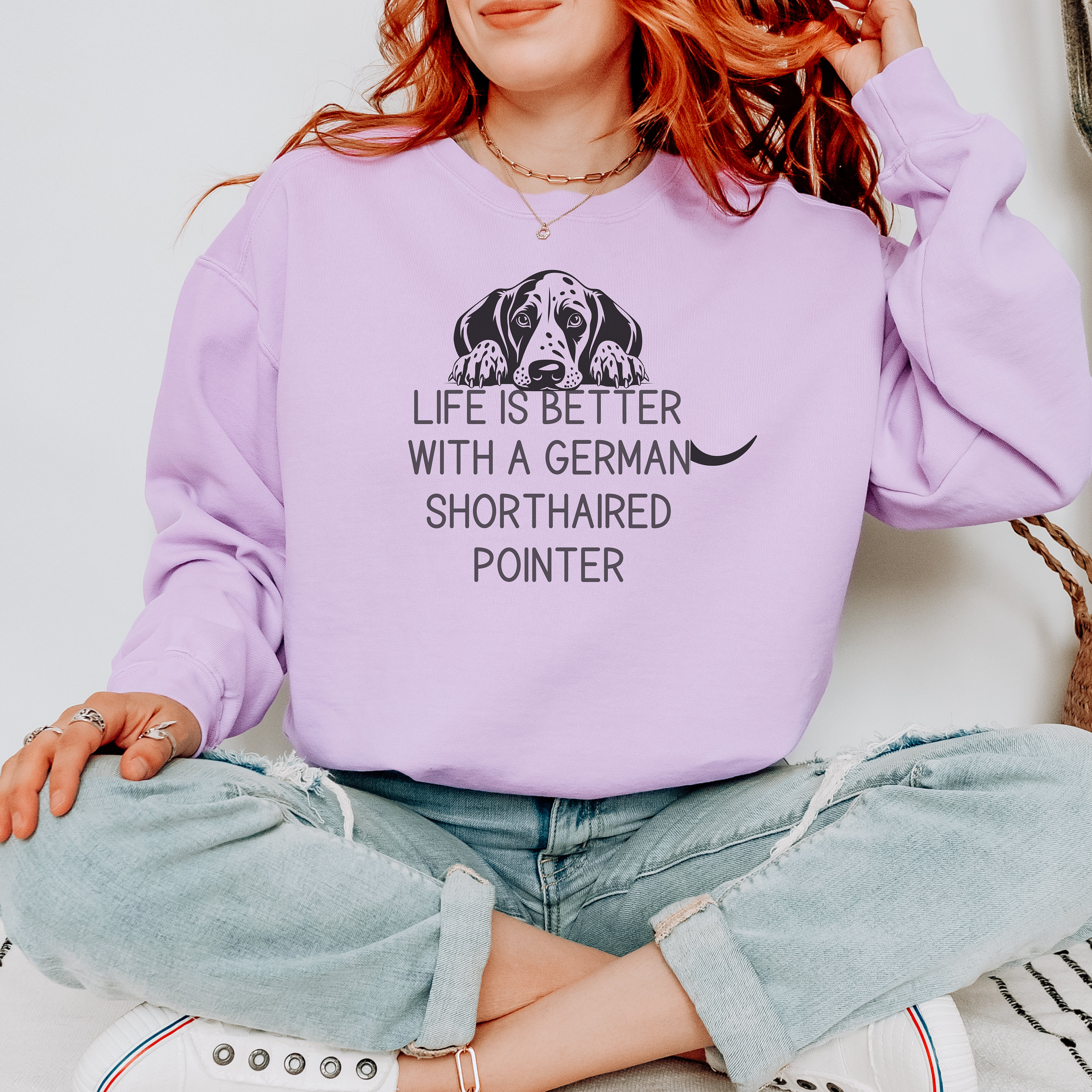 GSP Sweatshirt for German Shorthaired Pointer Dog Mom, Gift for New Gsp ...