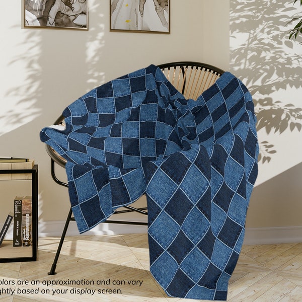 Denim Blanket - Etsy