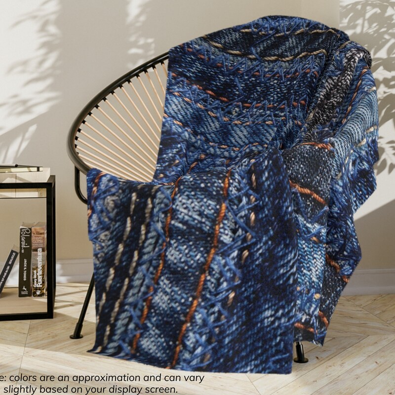 Denim Blanket - Etsy