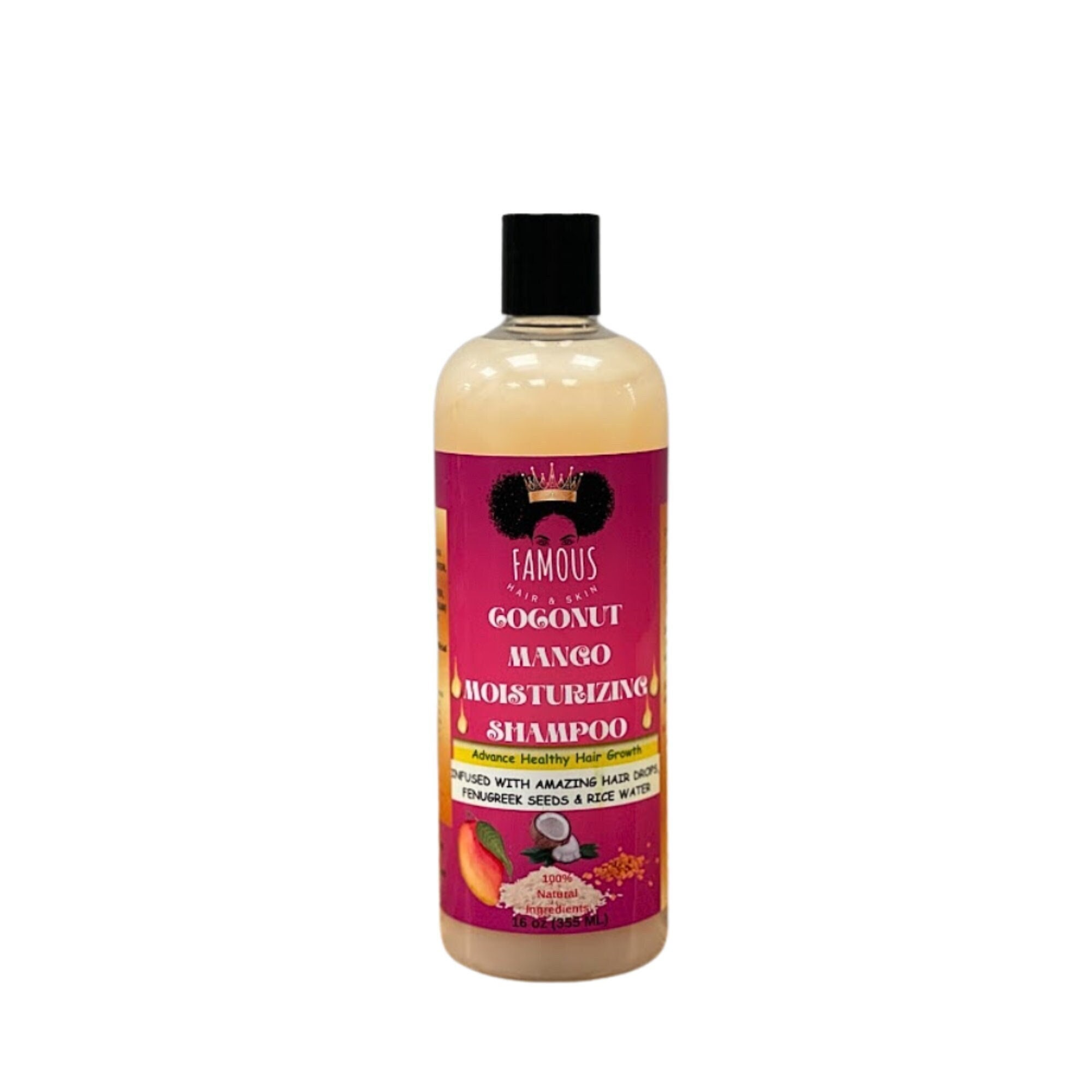 16 Oz COCONUT MANGO Rice Water Shampoo/shampoo for Hair/hair Care ...