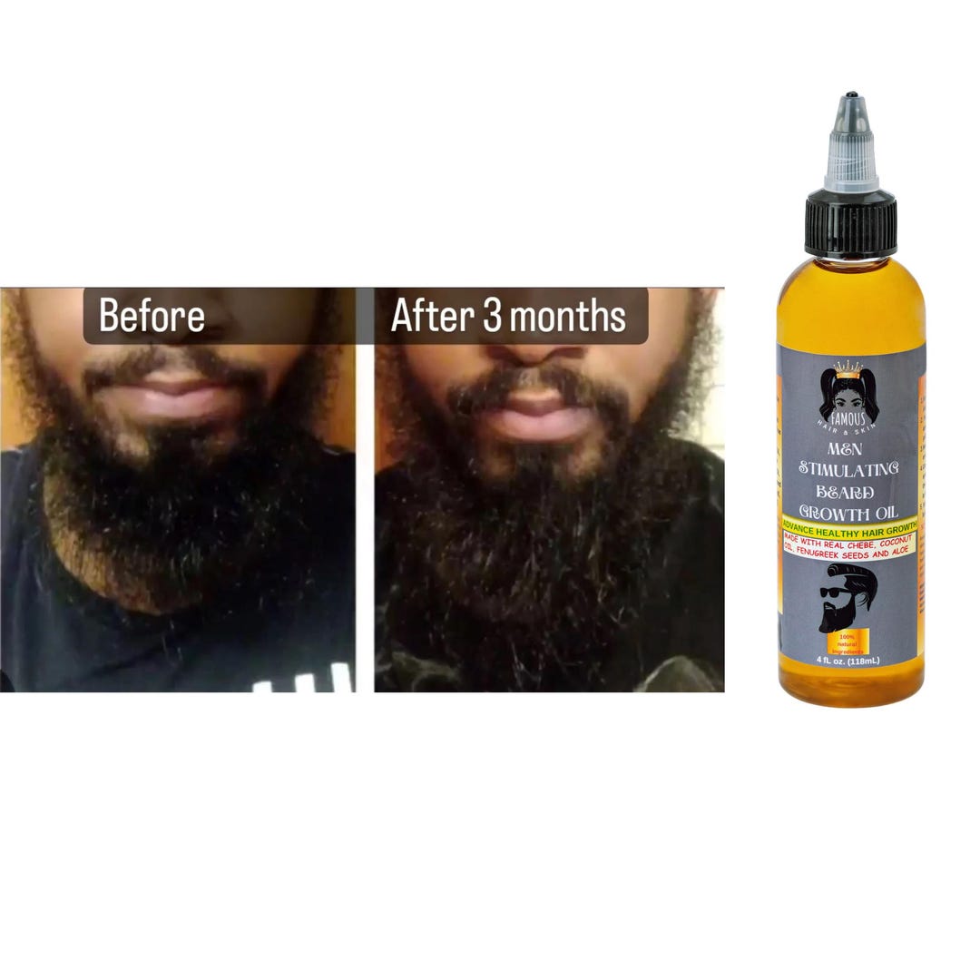4 Oz. MEN STIMULATING Beard Growth Oil/all Natural Beard Oil/oil ...