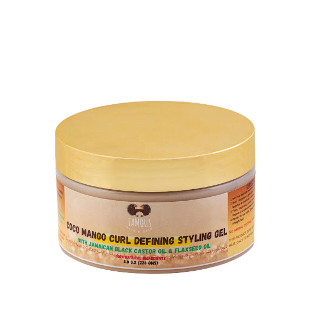 Coco Mango Curl Defining Styling Gel: Jamaican Black Castor Oil (8 Oz ...