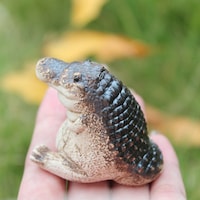 The Chubby Reclining Crocodile Sculpture is the Ideal Crocodile Tea Pet ...