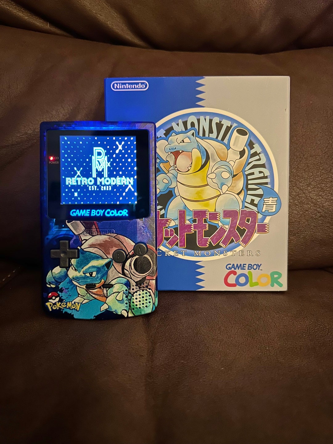 Game Boy Color Blastoise Edition - Etsy