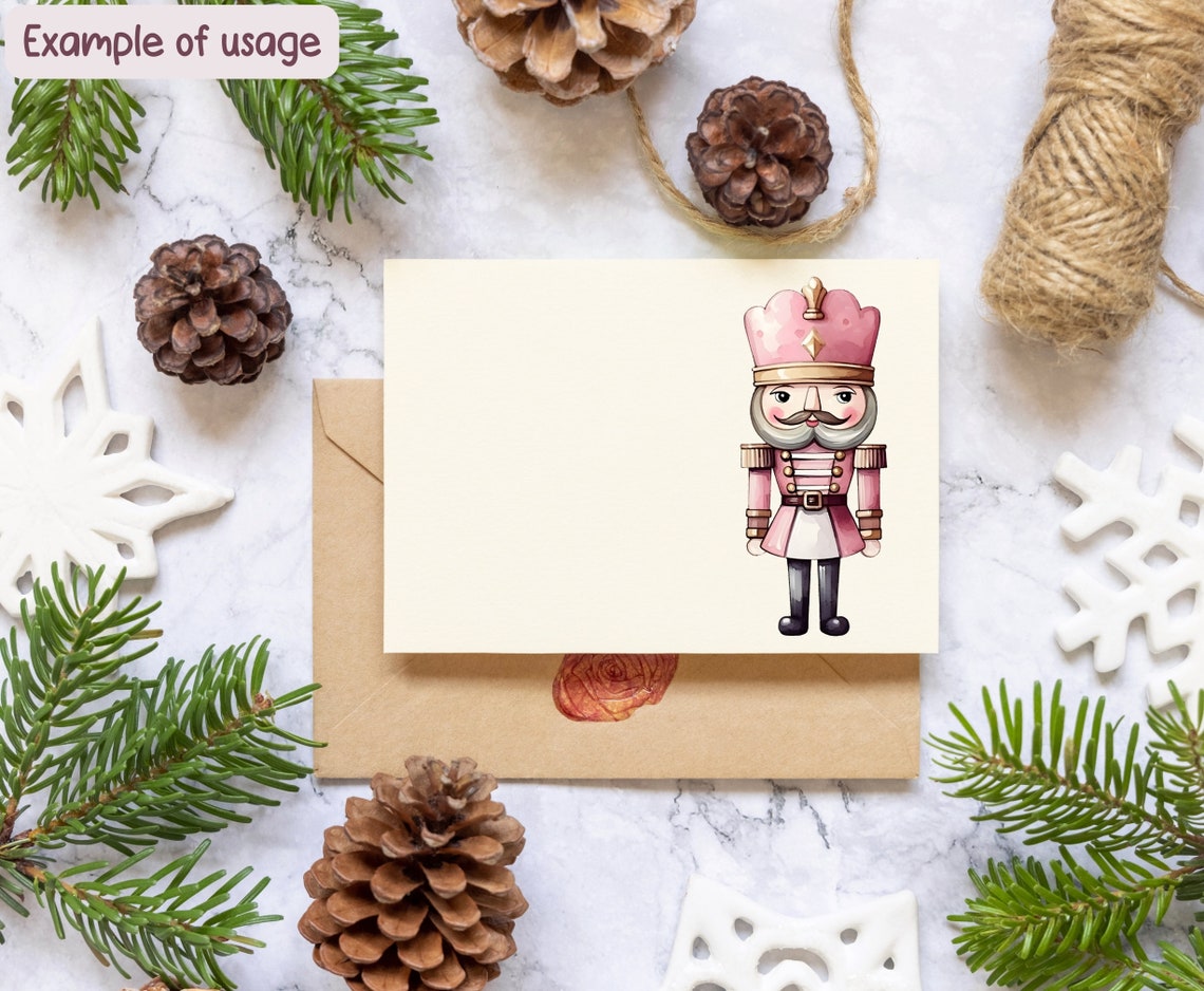 Christmas Nutcracker Clipart, Watercolor Clipart, Christmas Watercolor ...