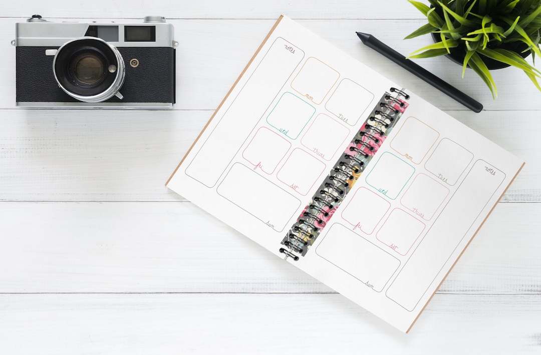 Floral Doodle Weekly Planner [8.5"x11"][300dpi][digital Download][print ...