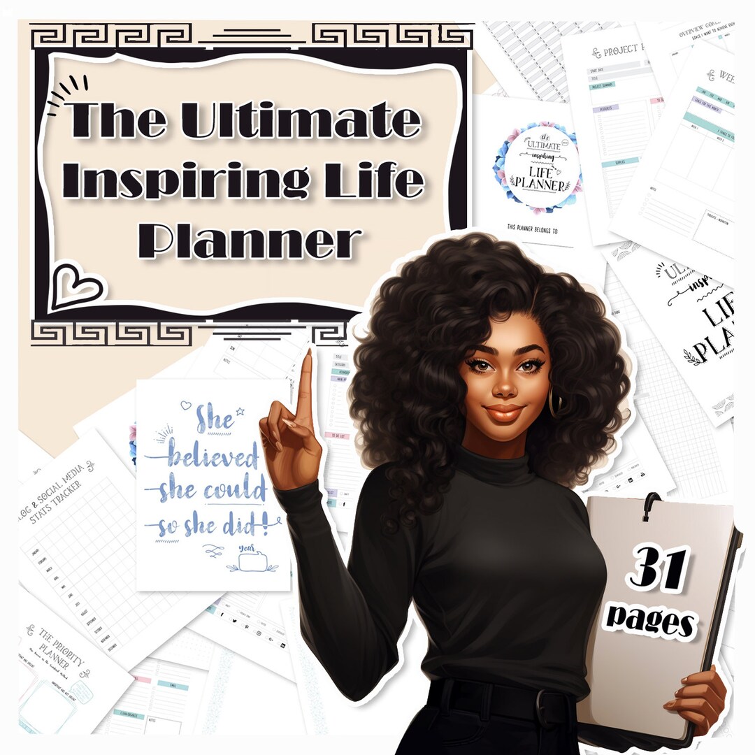Ultimate Life Planner | A4, A5, US Letter | PDF Digital Download ...