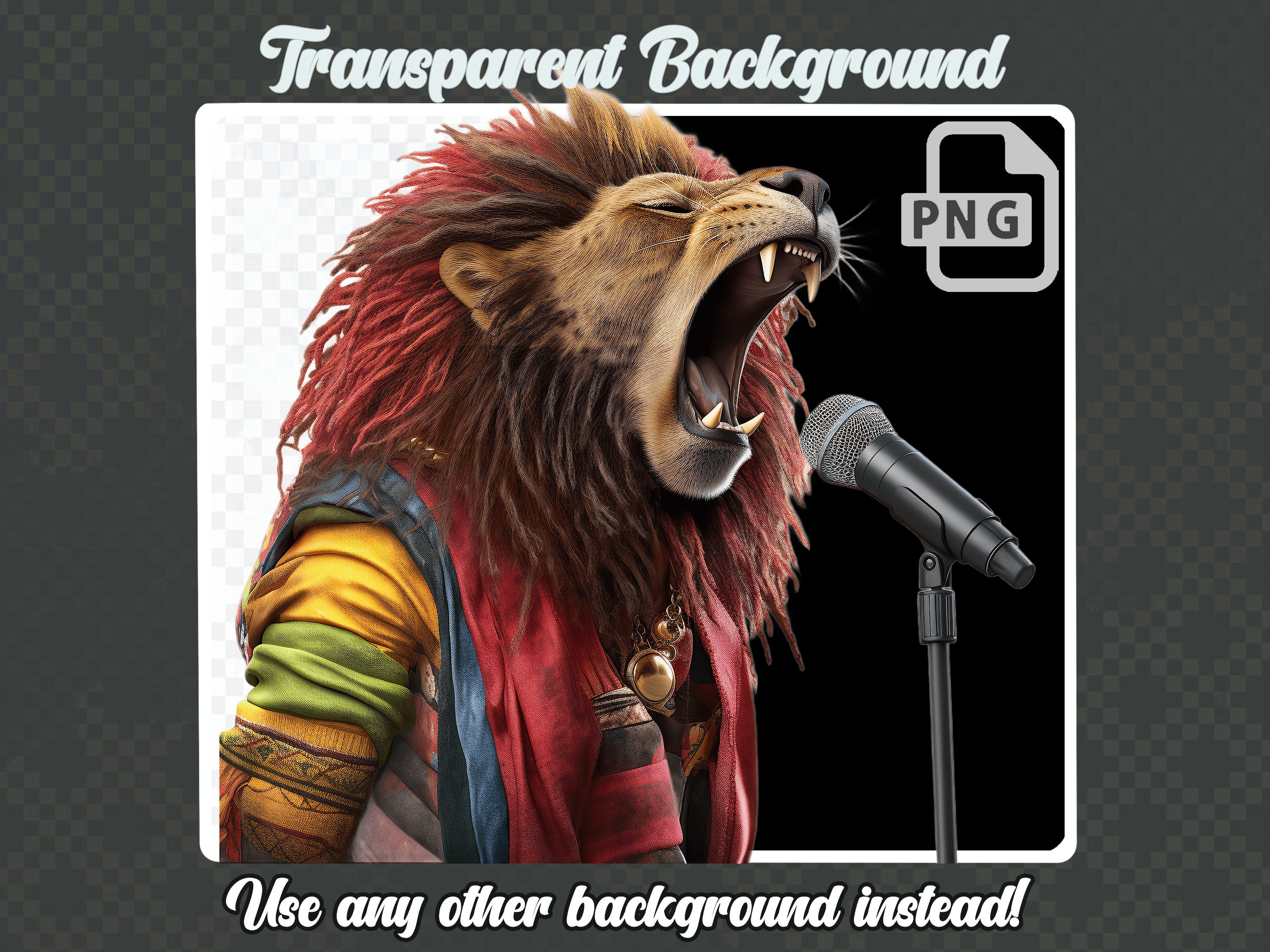 32 Rasta Lion - Reggae Clip Art | 5 Digital File Types | Color ...