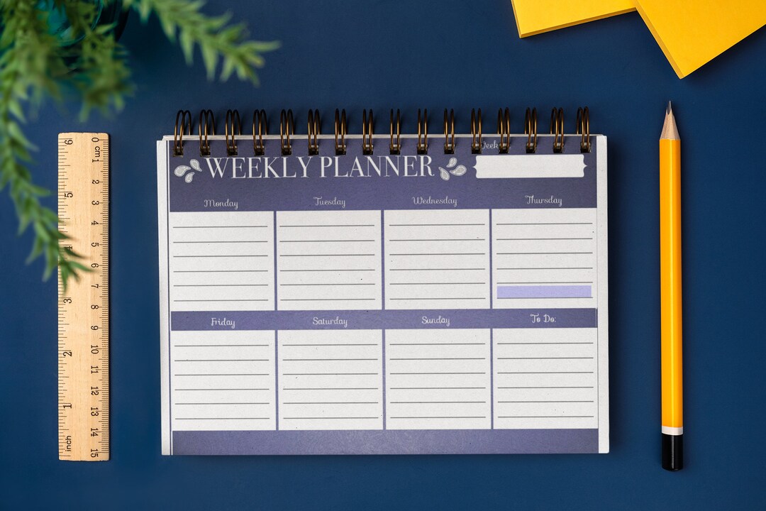 Fillable Weekly Planner PDF | Downloadable | Print Ready | High ...