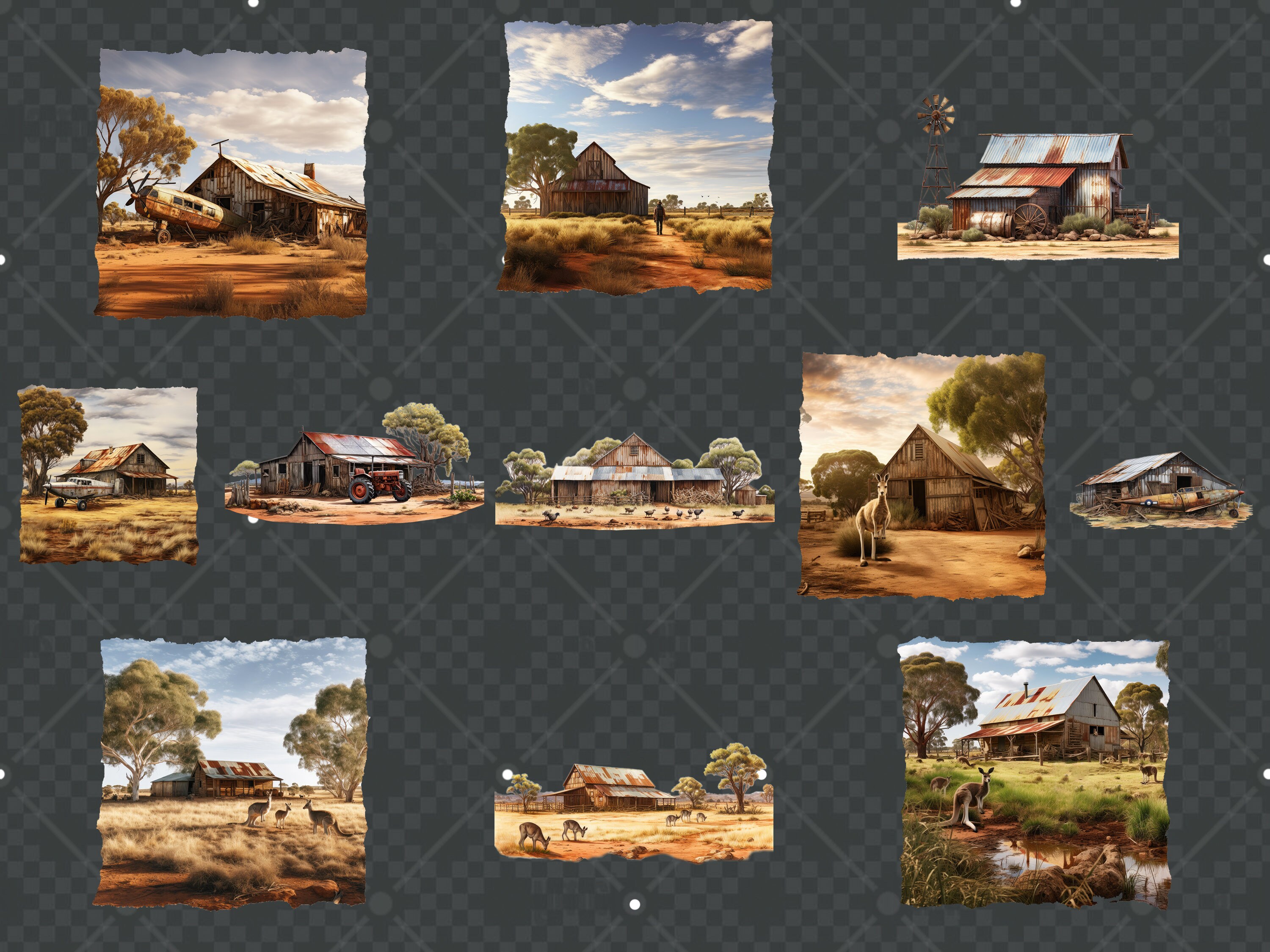 30 Outback Sheds Australian Bush 5 Digital File Types - Etsy Australia