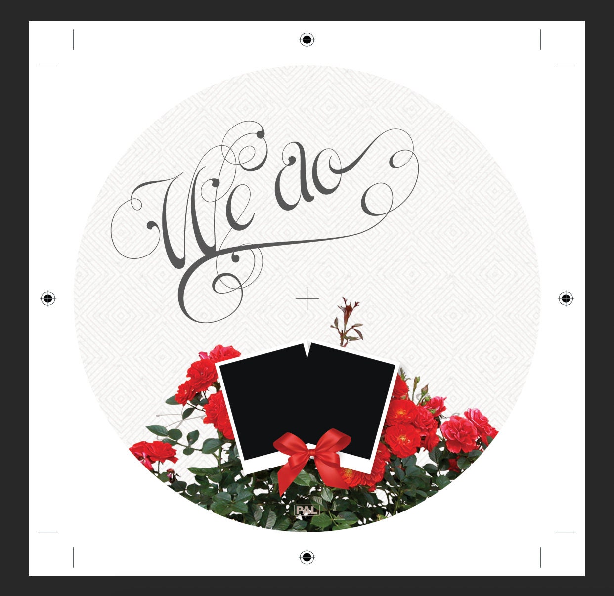 Red-white Themed Wedding DVD Cover Template | DVD Label |300dpi | CMYK ...
