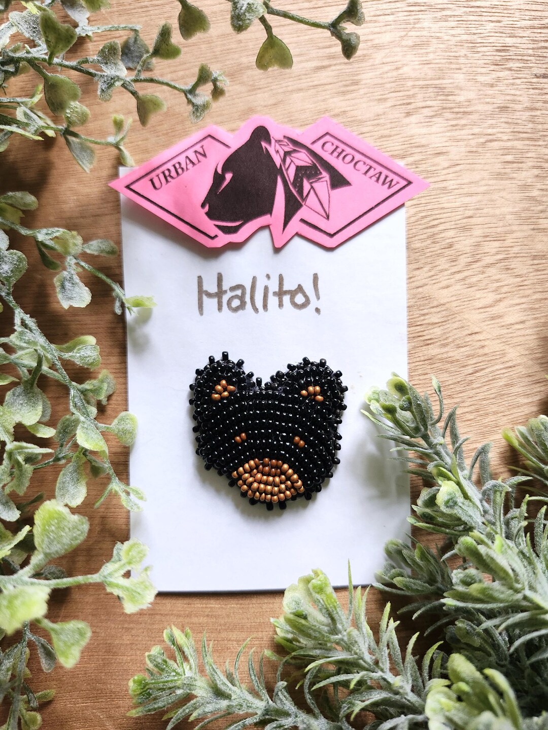 Bear Beaded Brooch - Black Bear, Sun Bear, Pin, Cute, Teddy Bear, Man ...