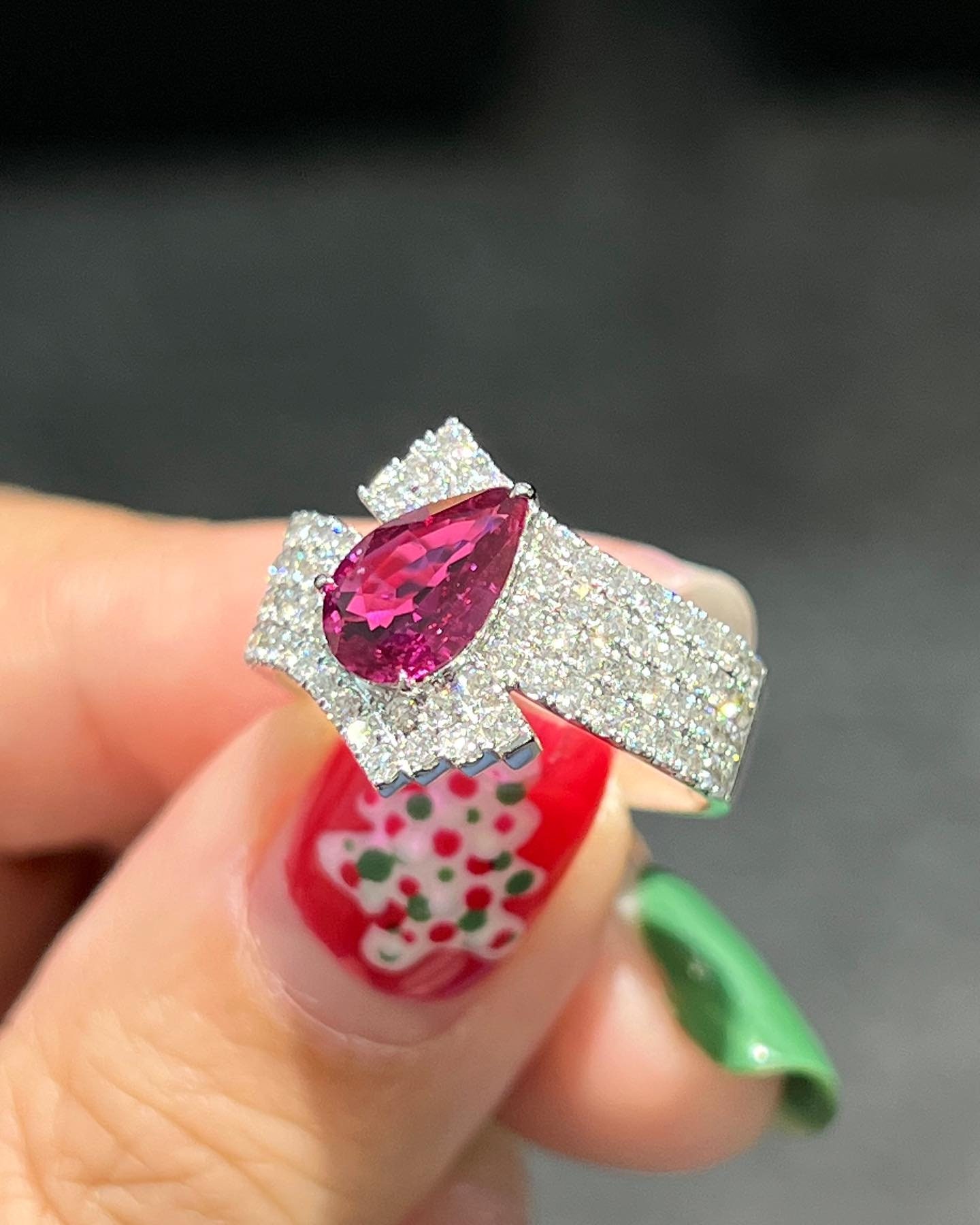 Pink Ruby Ring for Woman Wedding, Woman Engagement Ring, AAA Quality ...